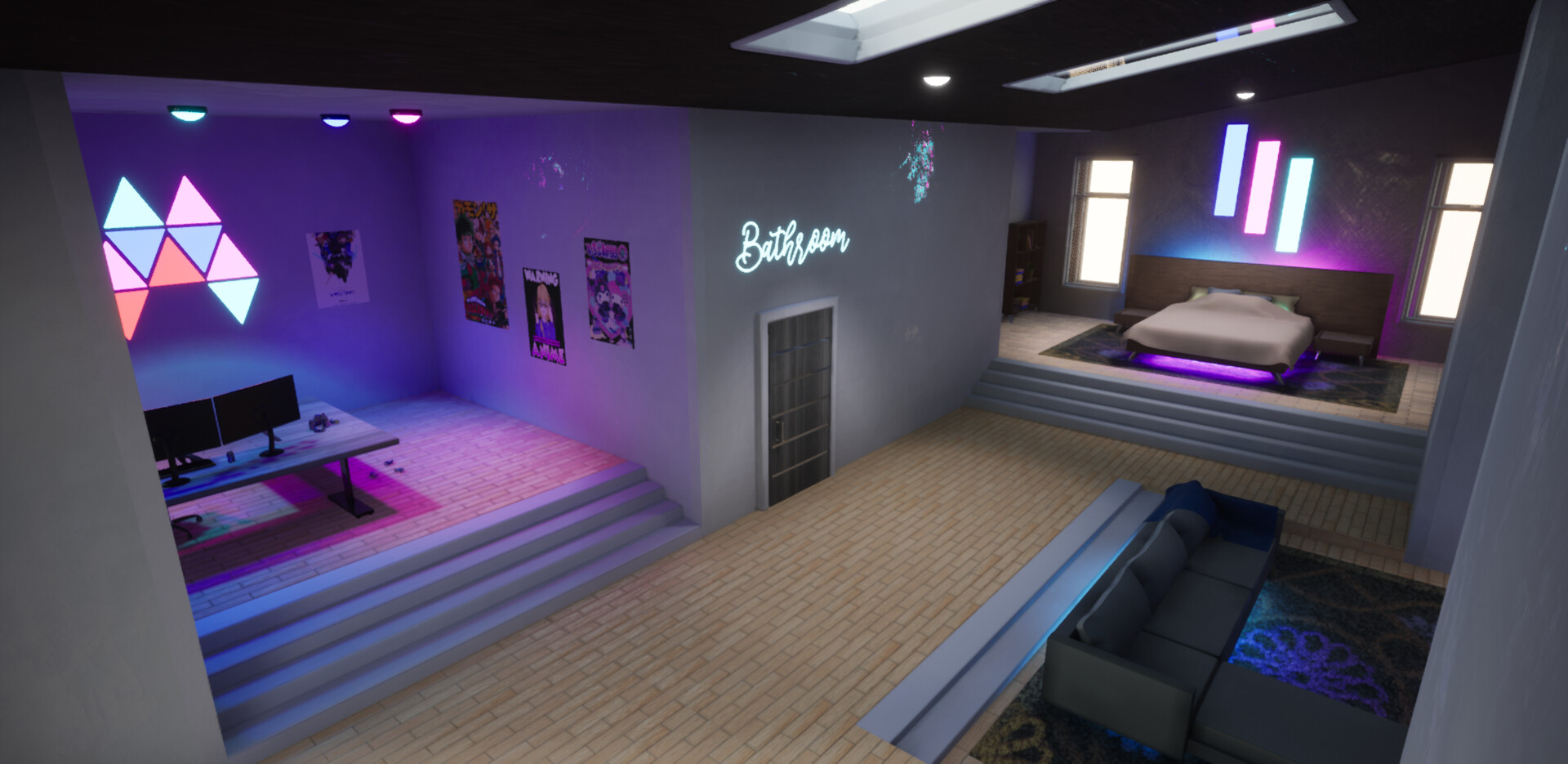 ArtStation - Gaming Master Bedroom