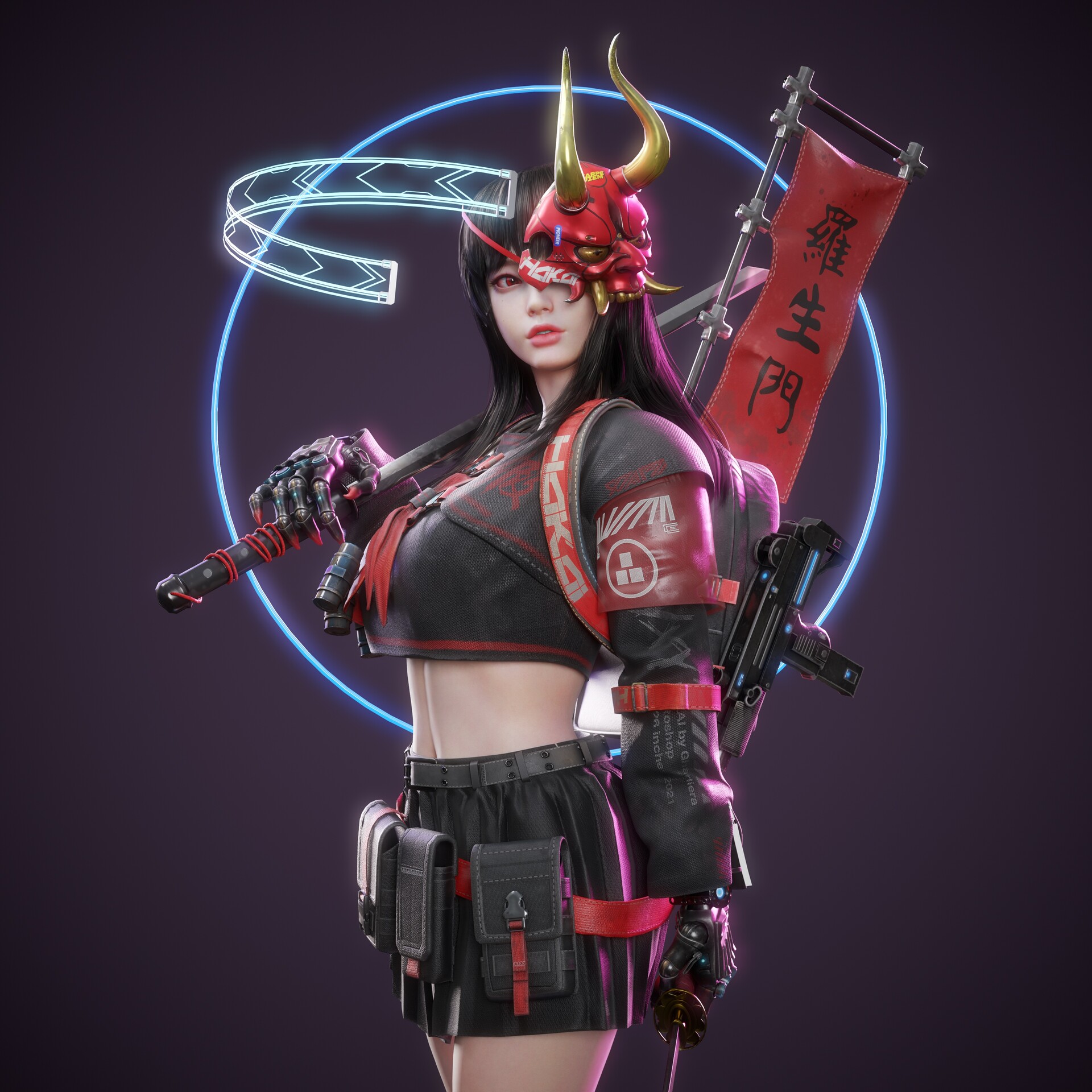 ArtStation - HAKAI 'School Girl'