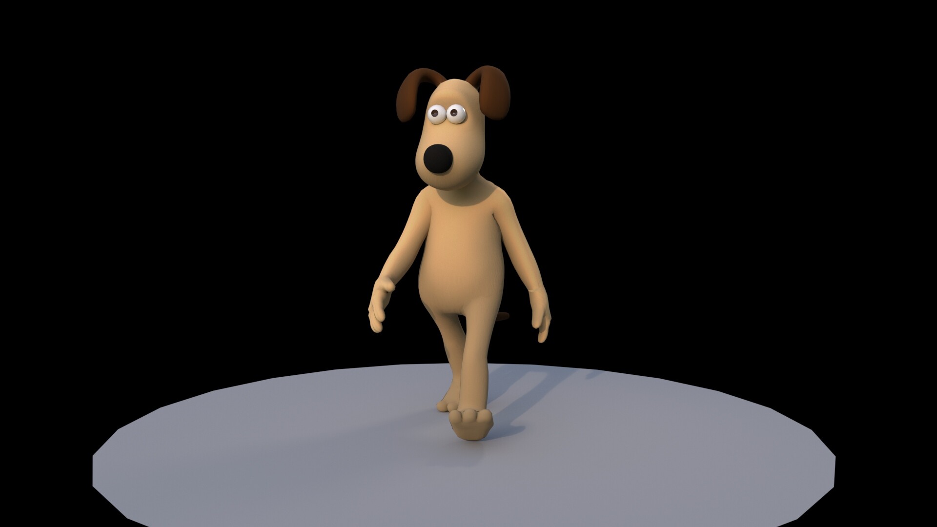 ArtStation - Gromit model+rig+walking animation