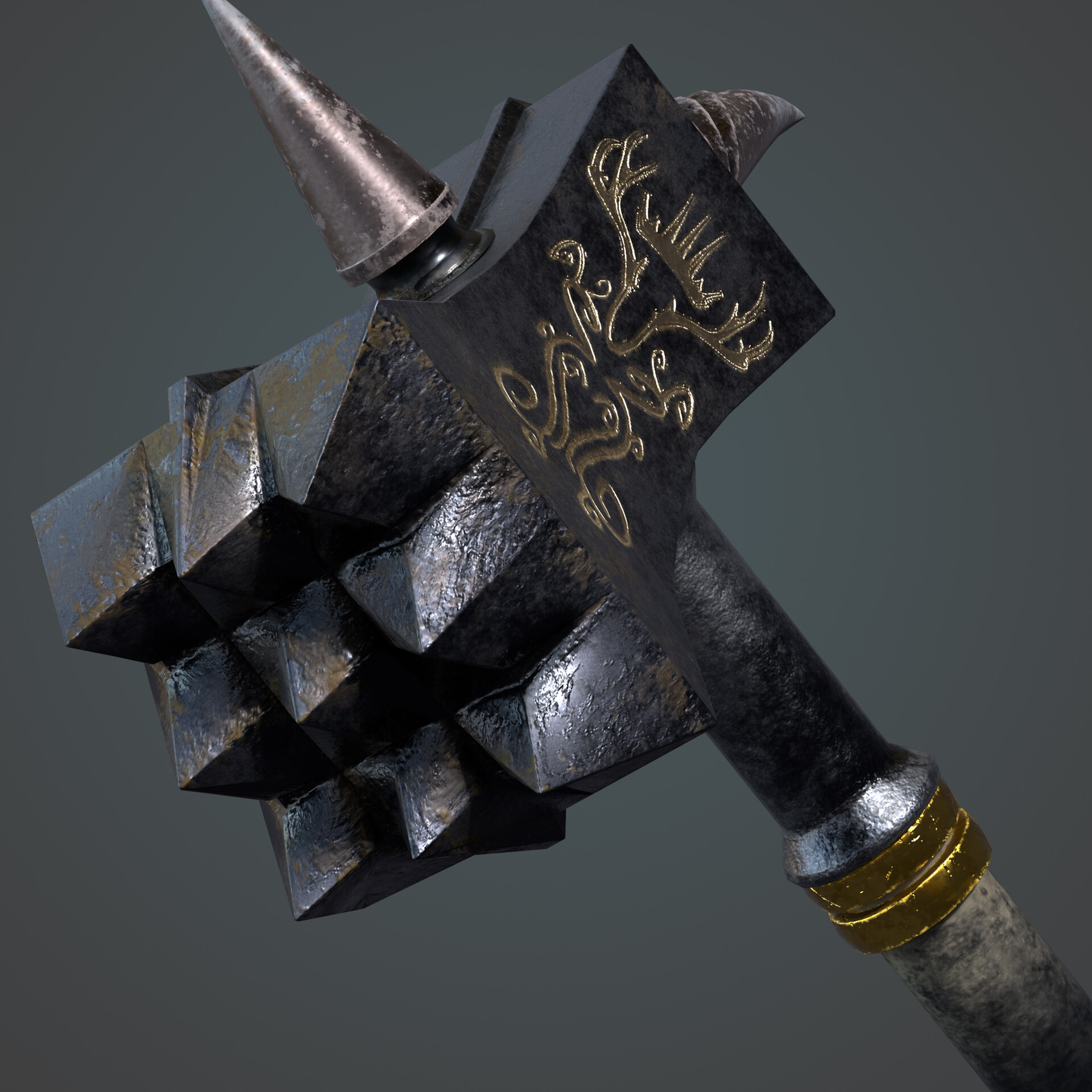 ArtStation - Medieval War Hammer