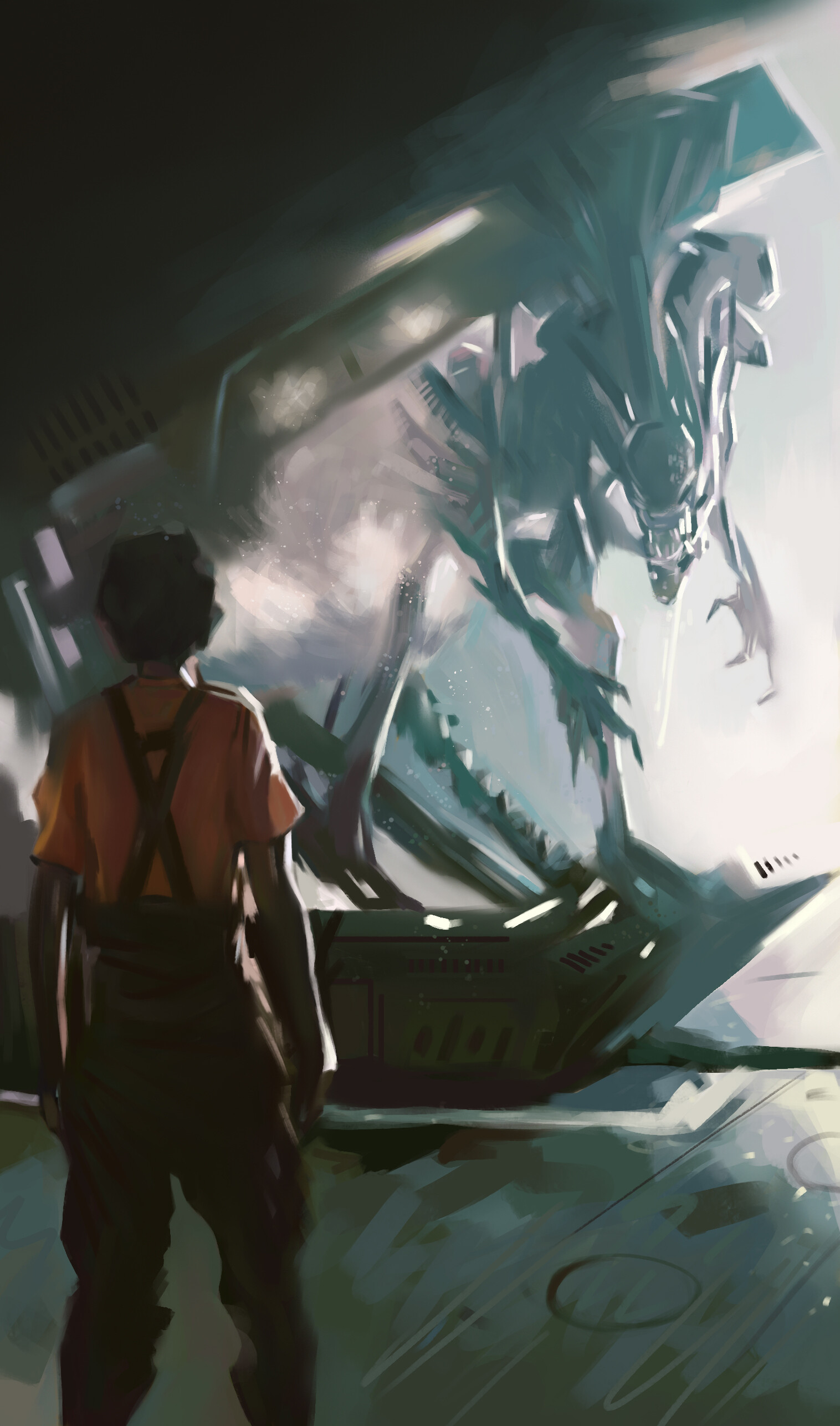 ArtStation - Ripley vs Aliens