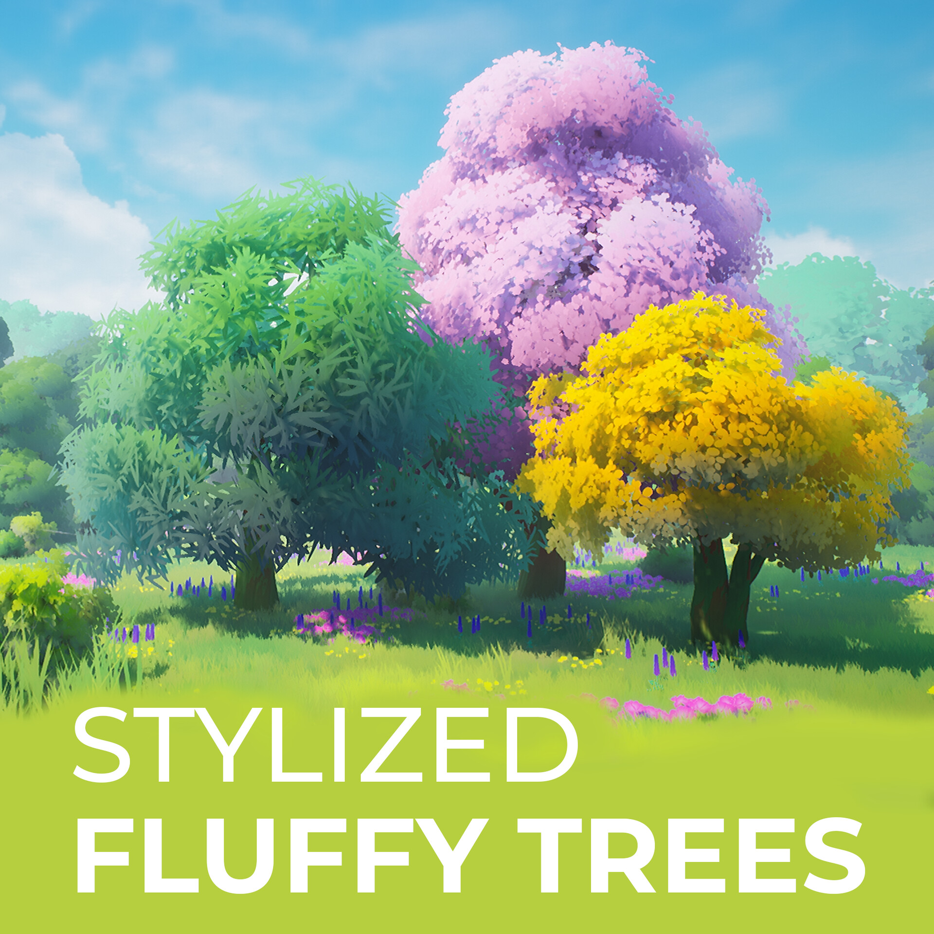 ArtStation - Stylized Fluffy Trees Tutorial