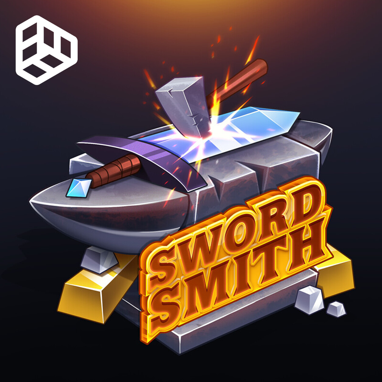 ArtStation - 'Swordsmith' Minecraft Logo