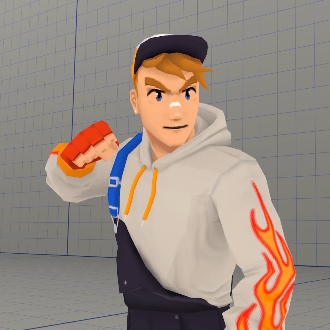 ArtStation - Fighting Game Character Concept Animation