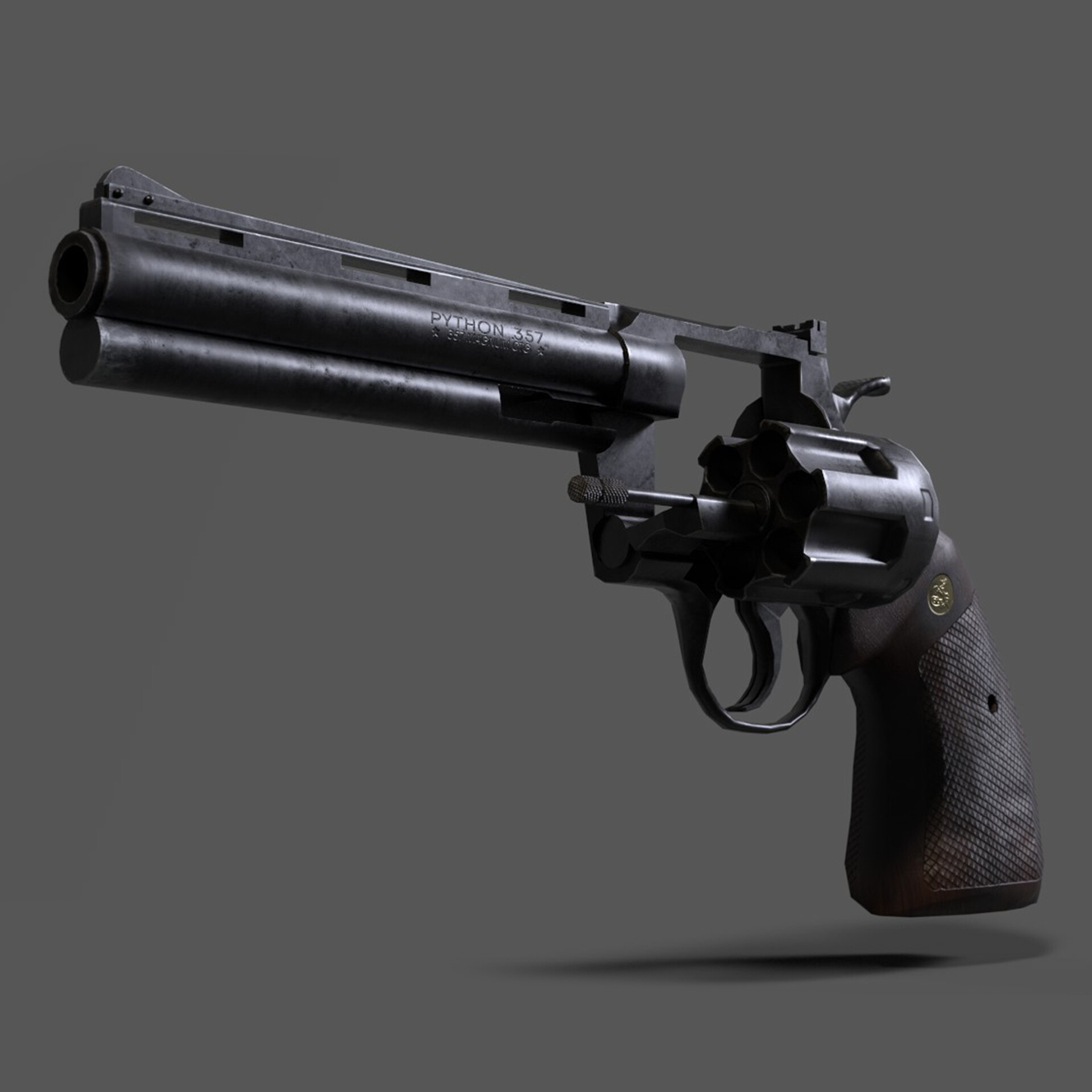 ArtStation - LookDev Studies: Colt Python GTC .357 Magnum