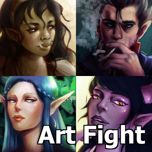ArtStation - Art Fight - DND Characters