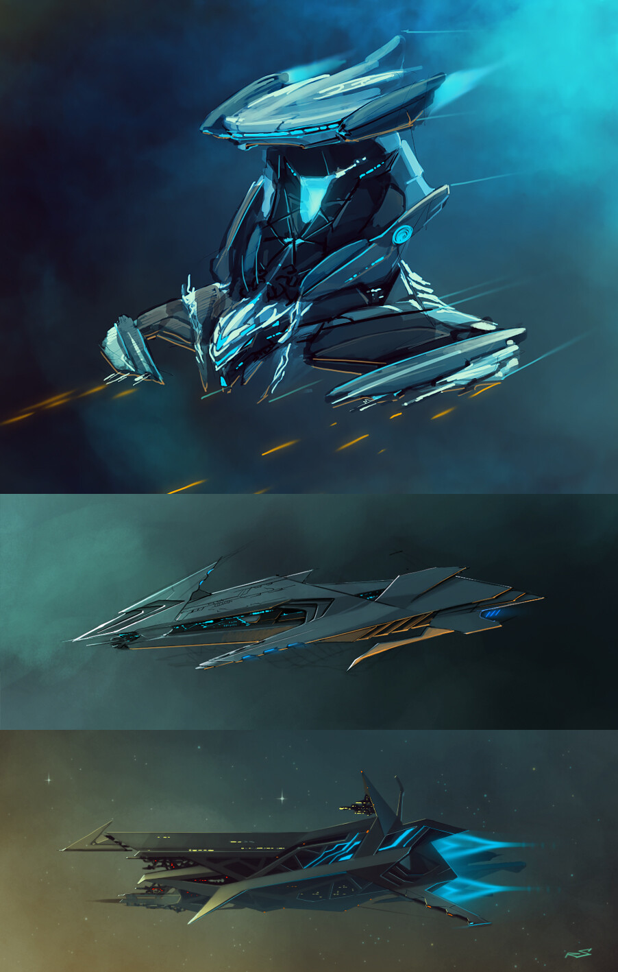 ArtStation - Starships