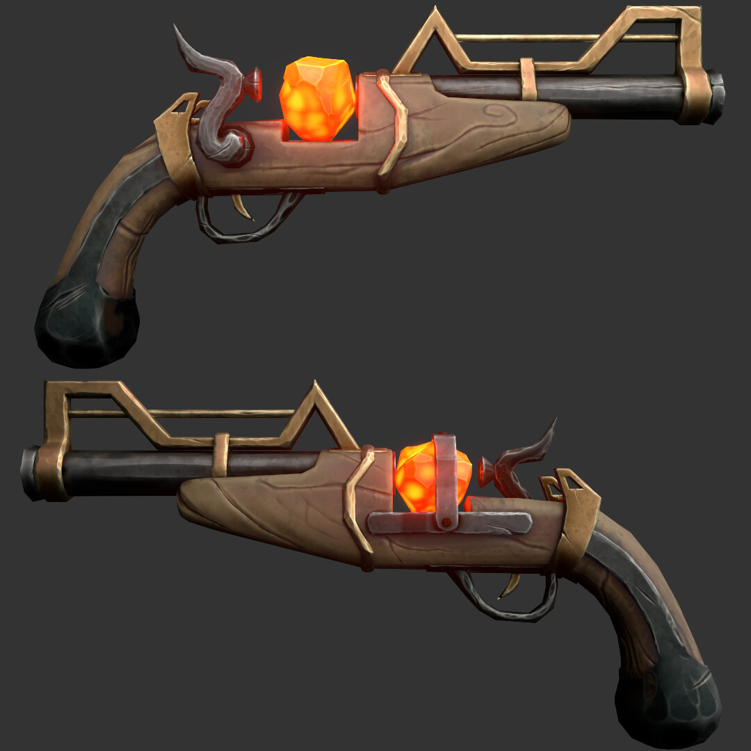 ArtStation - Magic pirate gun stylized