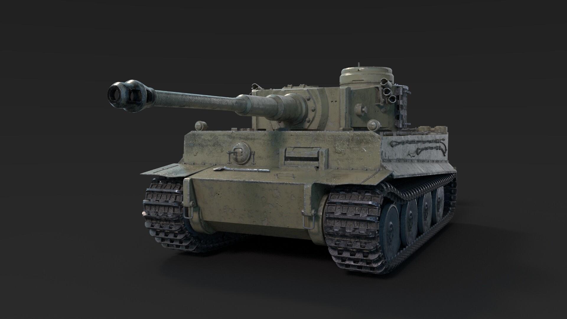 ArtStation - Panzerkampfwagen VI "Tiger" (타이거 탱크)