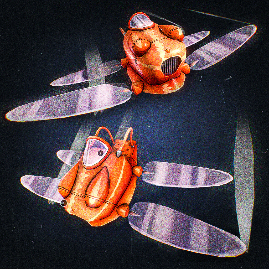 ArtStation - Ornithopter - "Flycatcher" | Fantasy plane