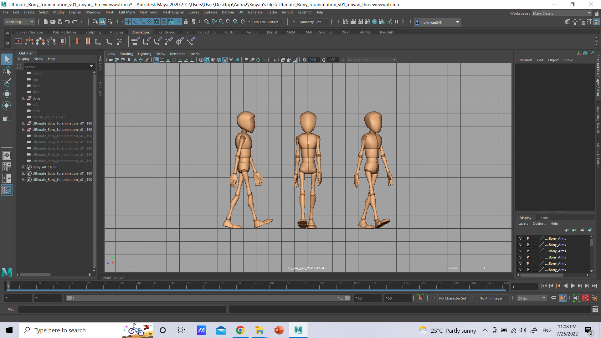 ArtStation - Walk cycle