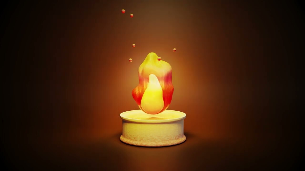 ArtStation - Tin Can Oil Lamp | Fire🔥Animation | Clay Stop Motion Style ...