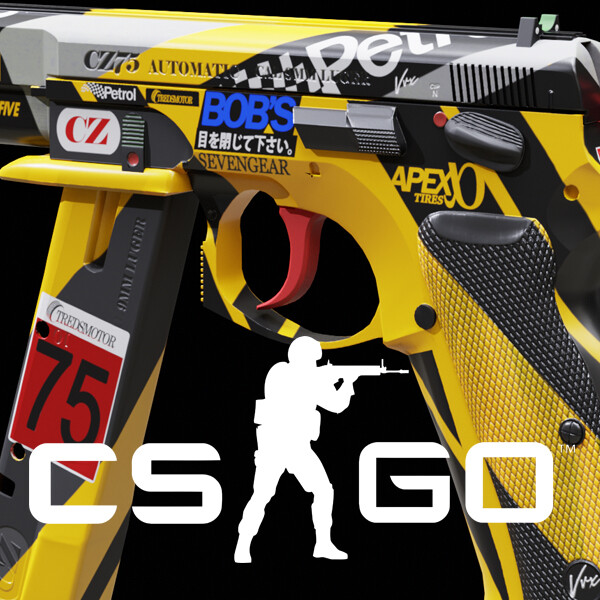 ArtStation - CSGO CZ75-Auto | BOB's Motorsport