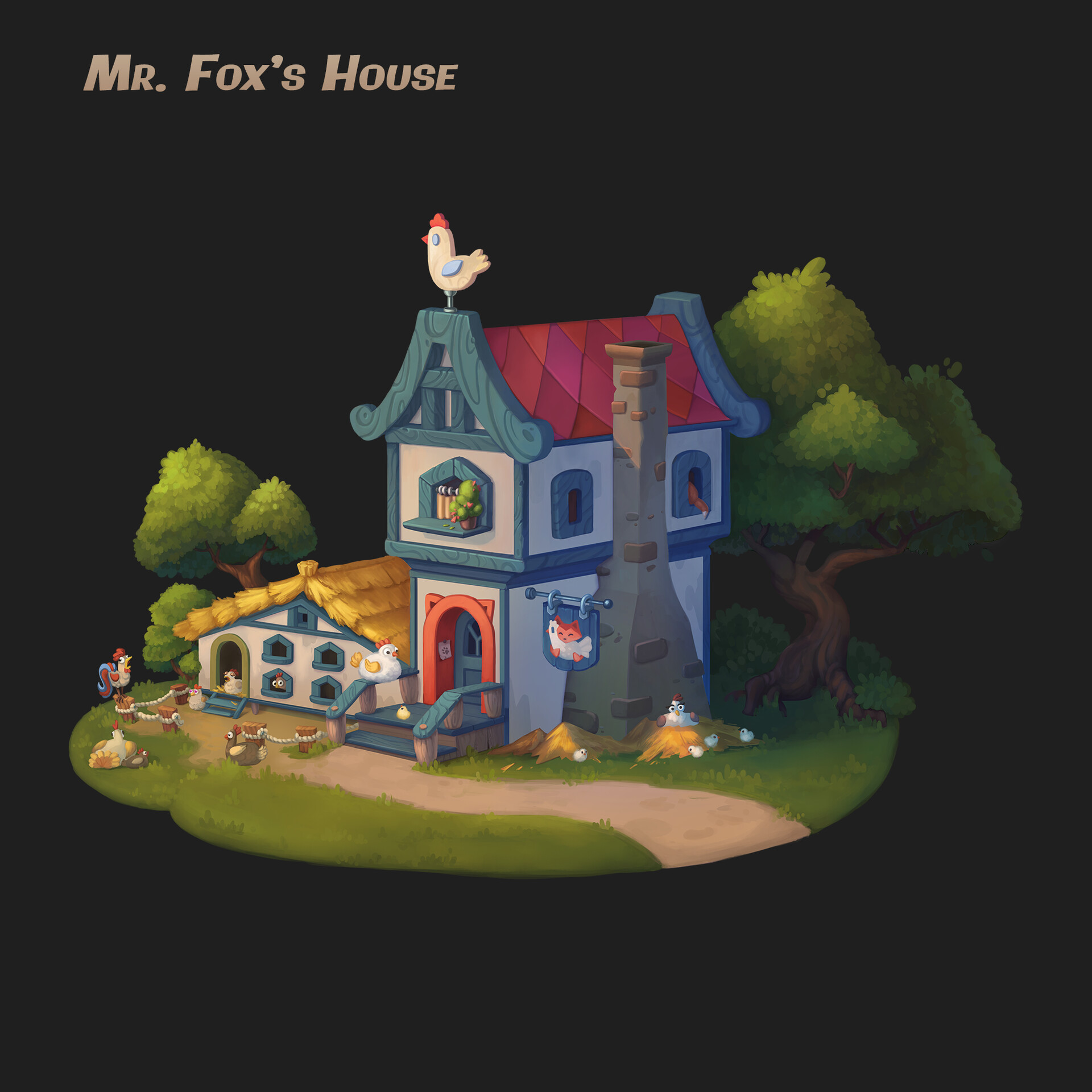 ArtStation - Mr. Fox's House