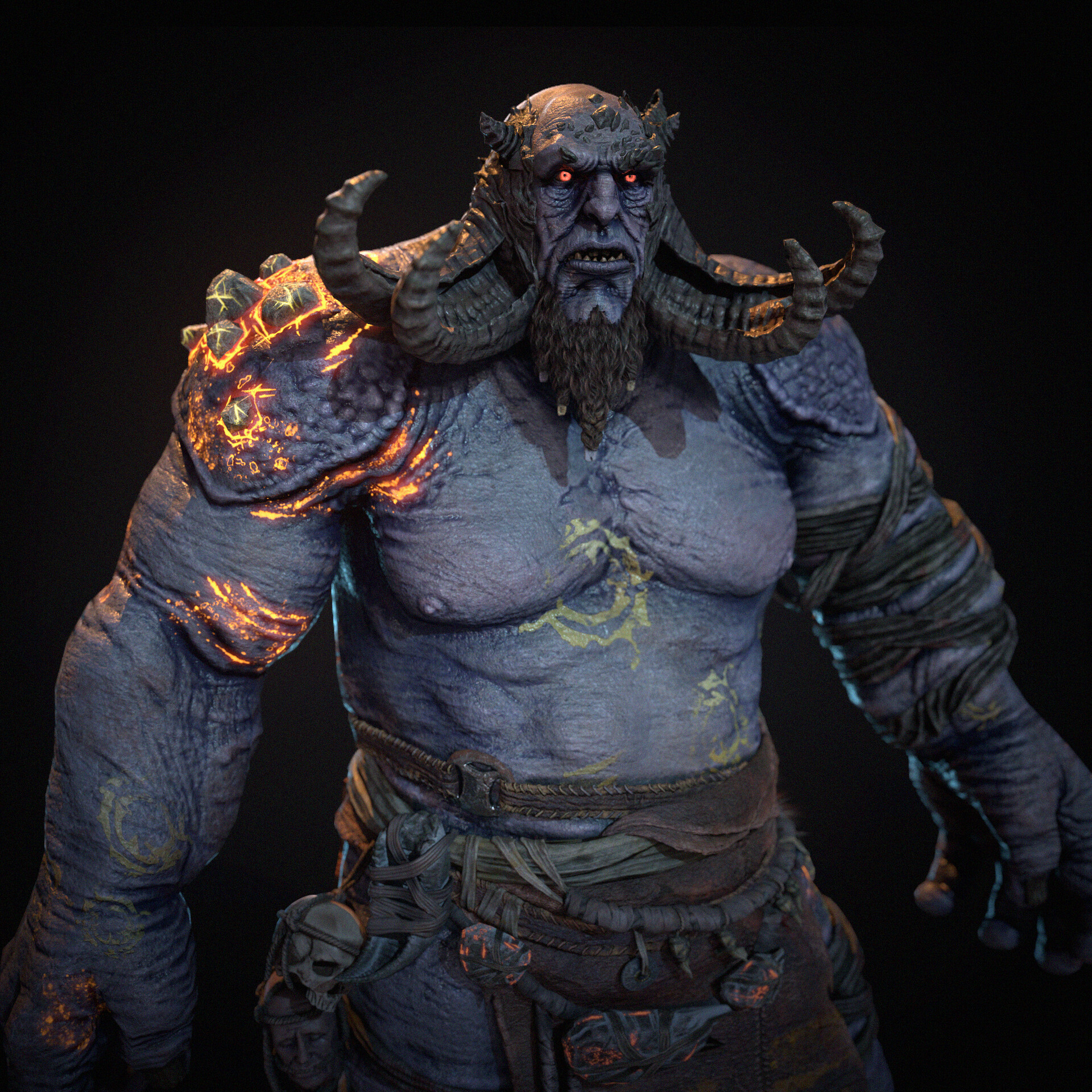 ArtStation - Troll from God of War