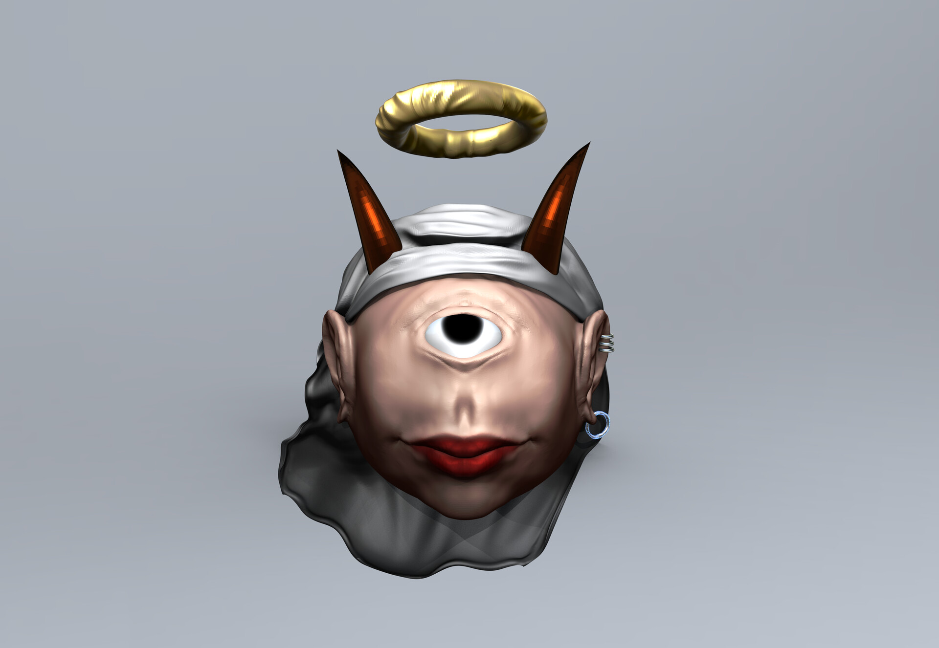 ArtStation - Devil Face Angel