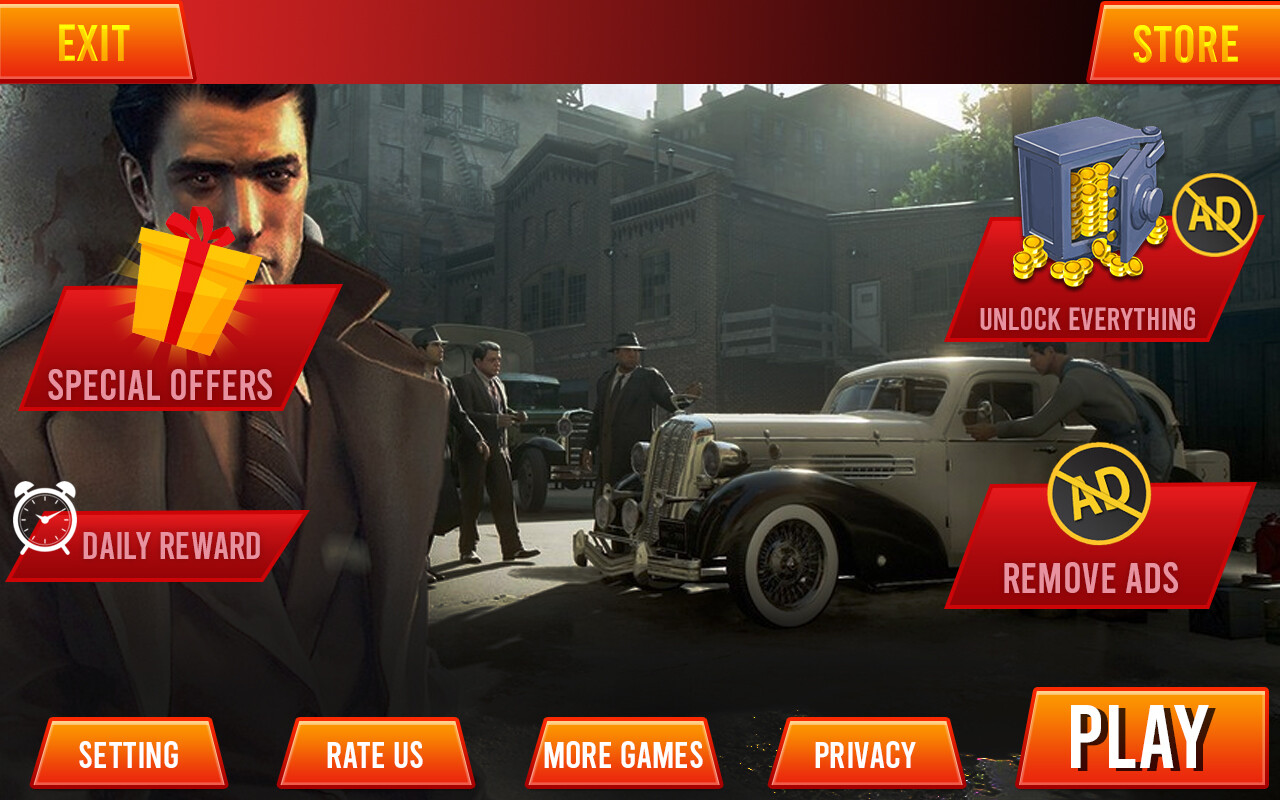 ArtStation - Mafia Game User Interface GUI