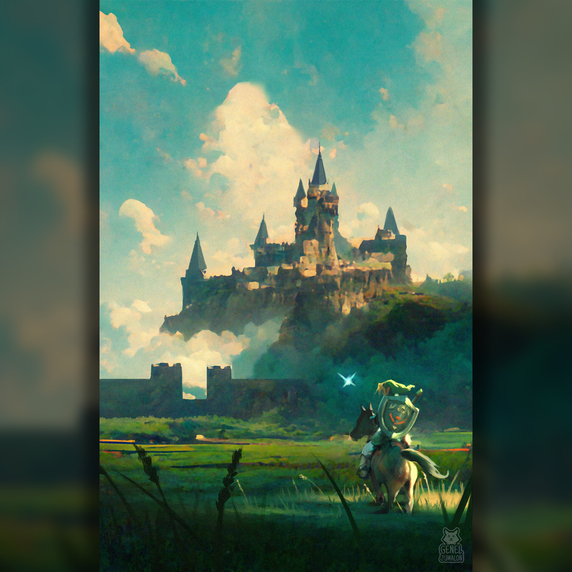 ArtStation - The Legend of Zelda - Hyrule Castle