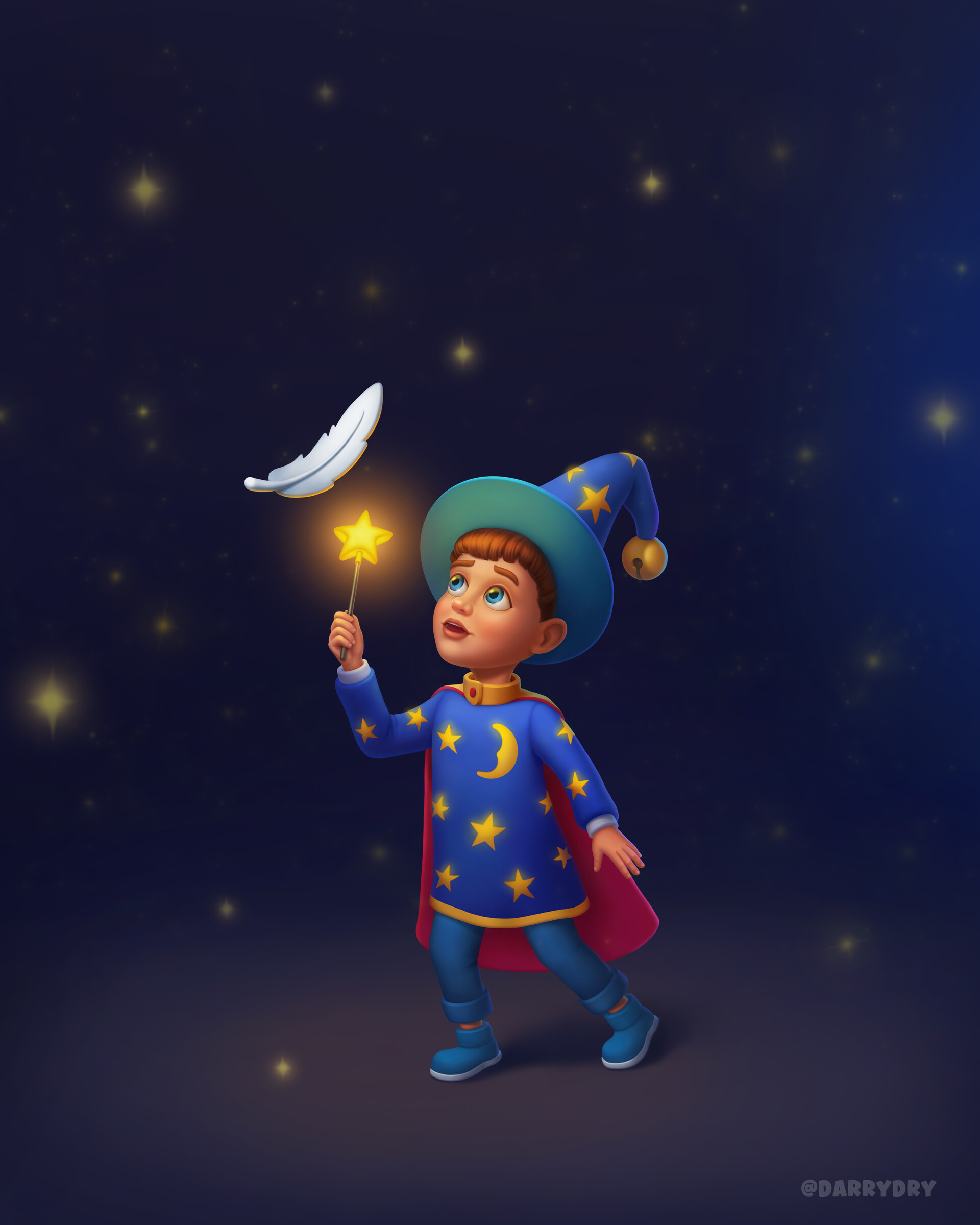 ArtStation - Little Wizard