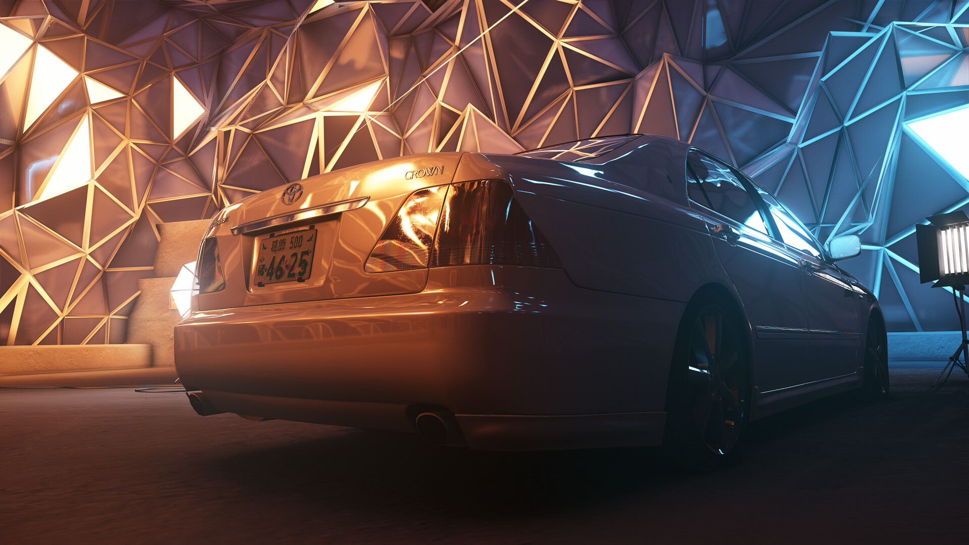 ArtStation - Toyota Crown GRS180 (ingame test)