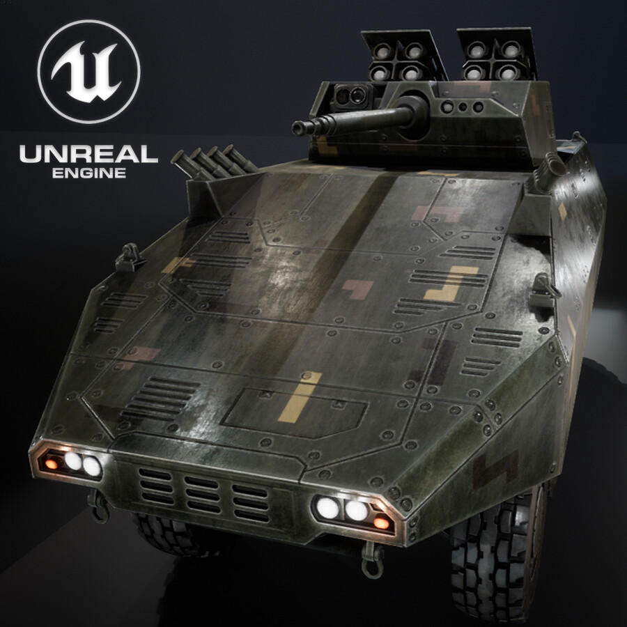 ArtStation - Armored personnel carrier