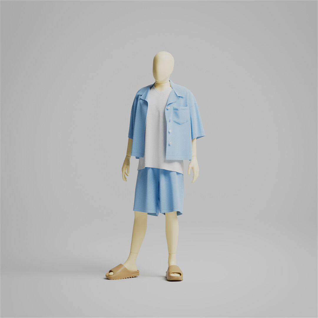 ArtStation - 3D. Cloth Simulation.