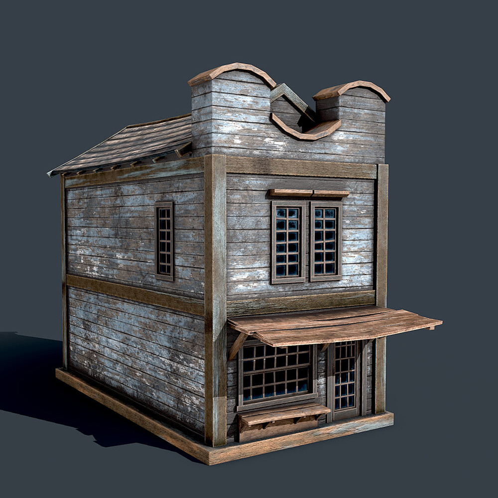 ArtStation - Western set (House 10)