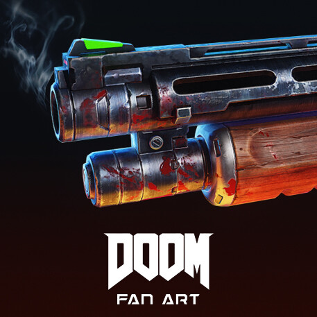 ArtStation - Doom Shotgun