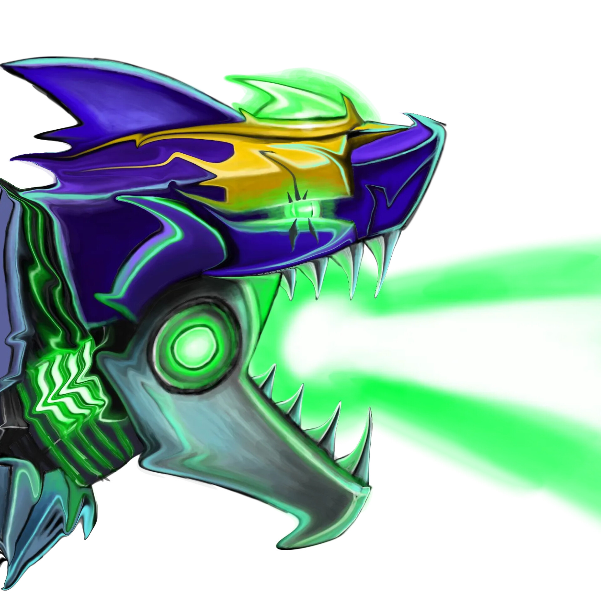 ArtStation - Hungry shark world draw