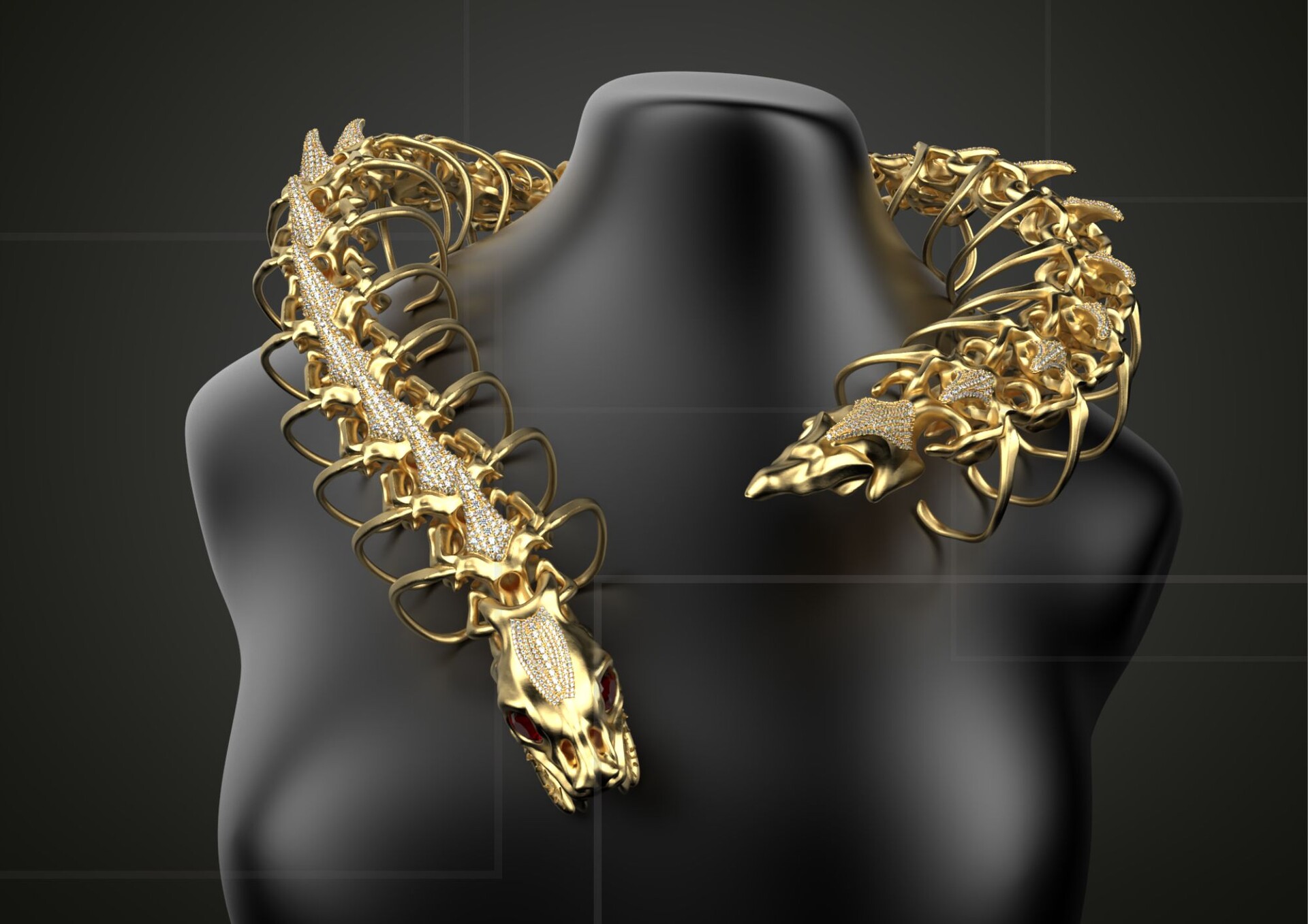 ArtStation - Snake Bones