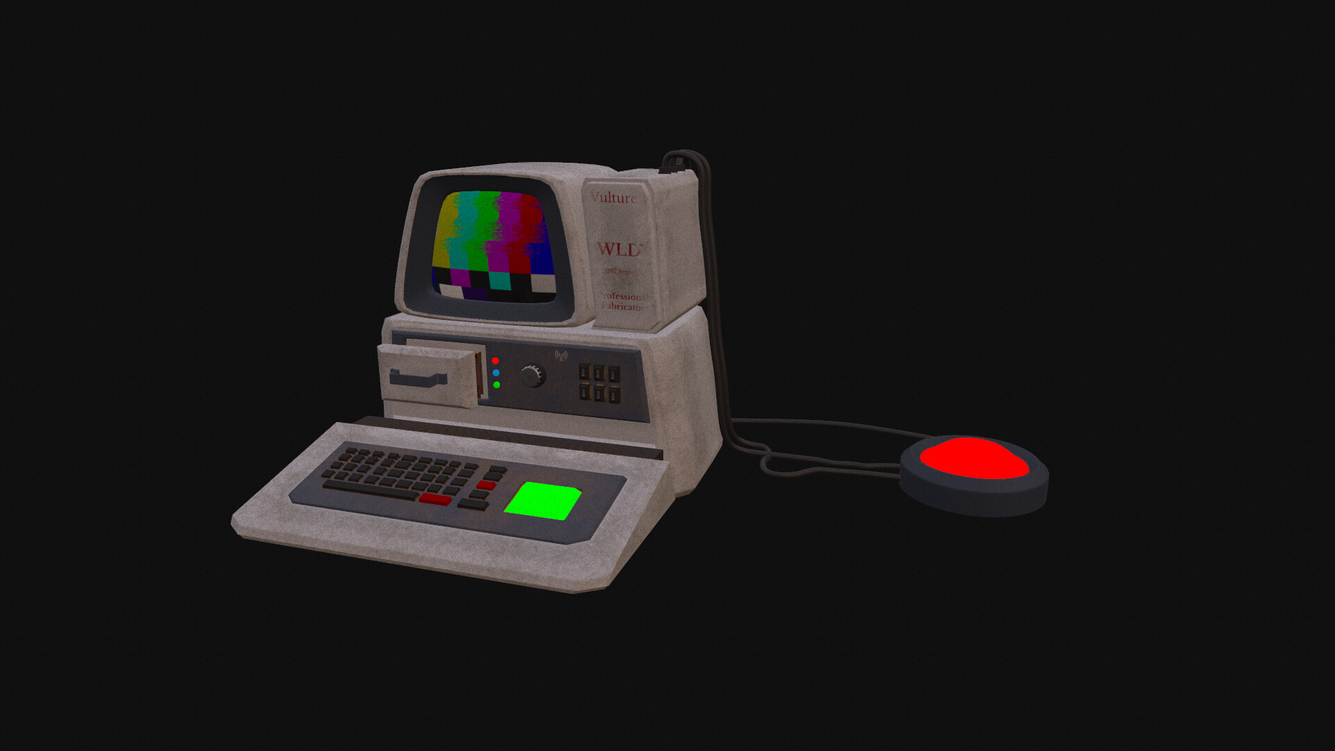 ArtStation - Retro-Scifi Computer