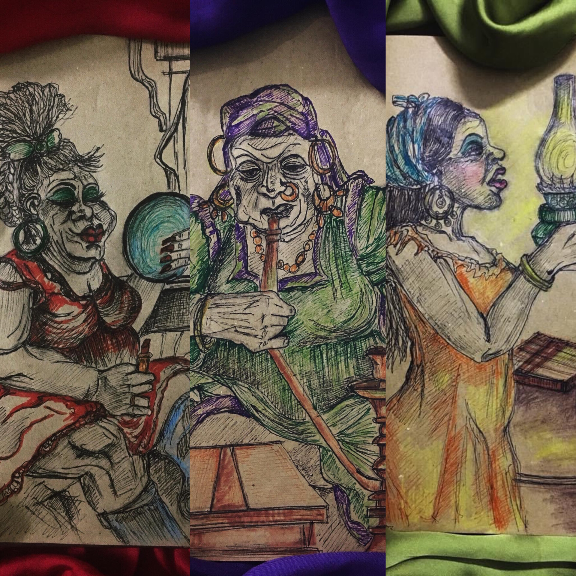 ArtStation - Folk Women Characters