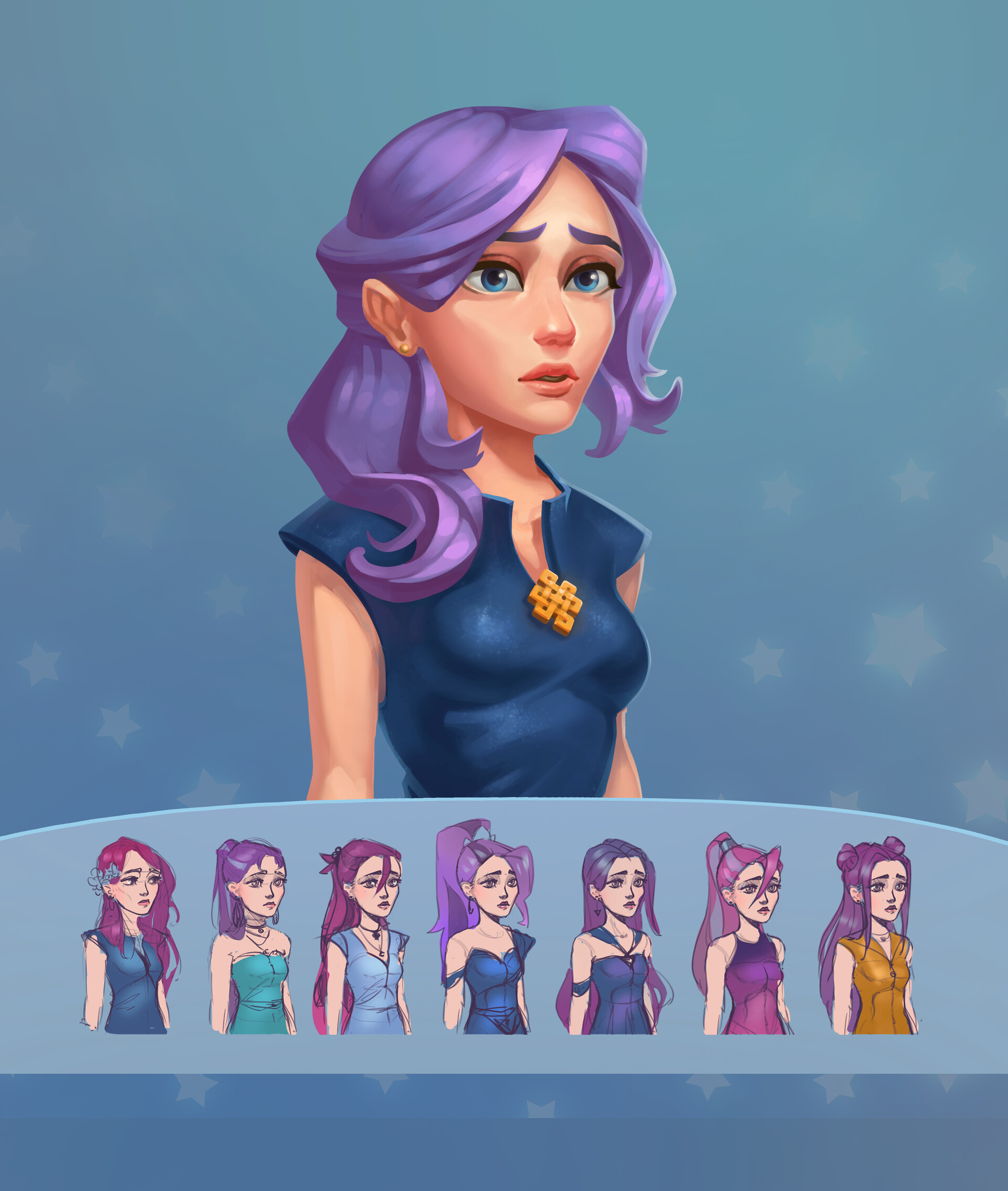 ArtStation - Character design development