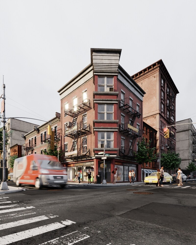 ArtStation - CGI - Street NY