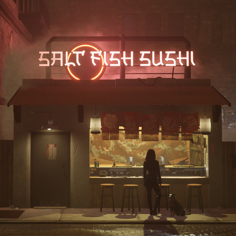 ArtStation - Salt Fish Sushi