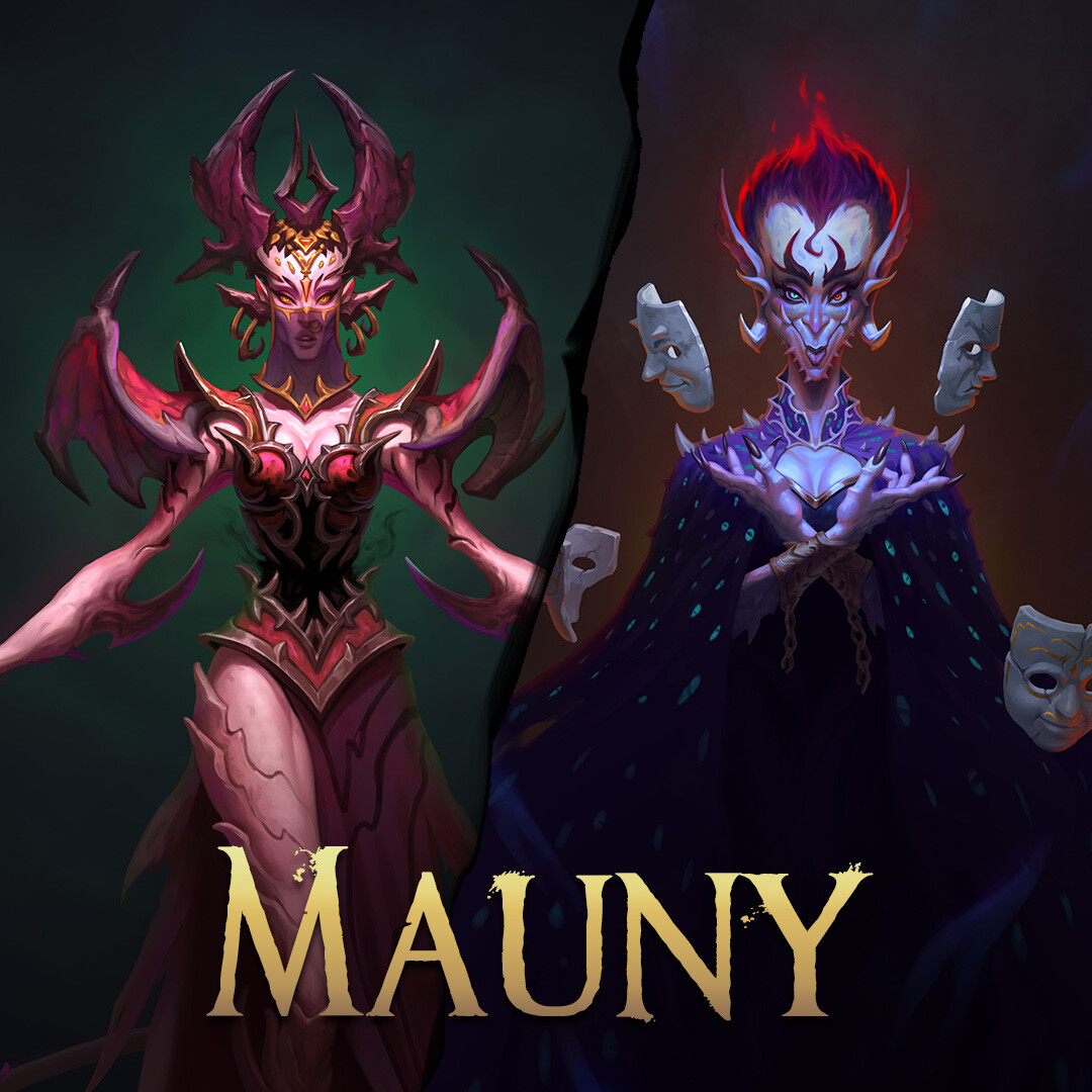 ArtStation - "Mauny". Part II. Kama and Moha