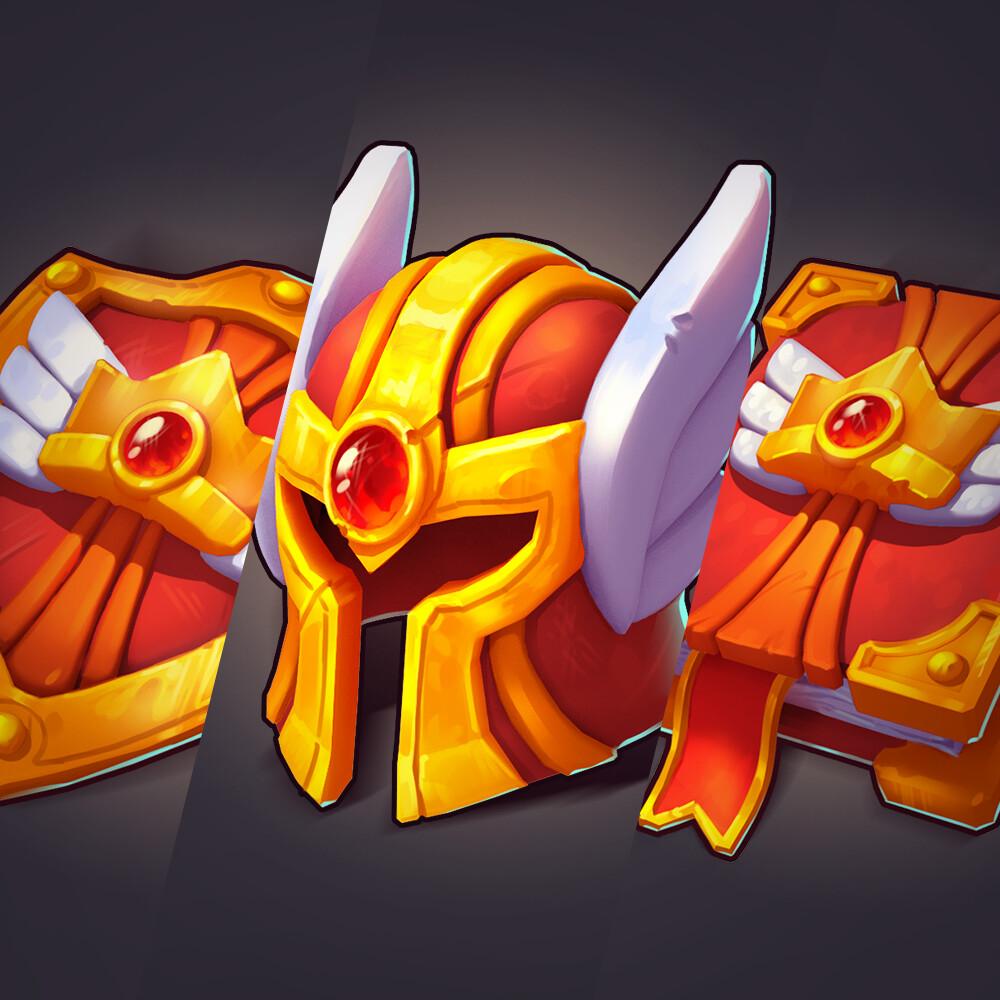 ArtStation - Paladin props set
