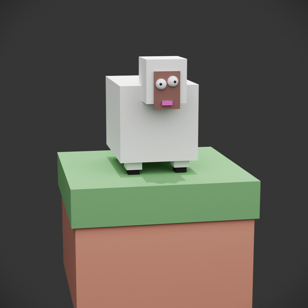 ArtStation - #2 Square Sheep