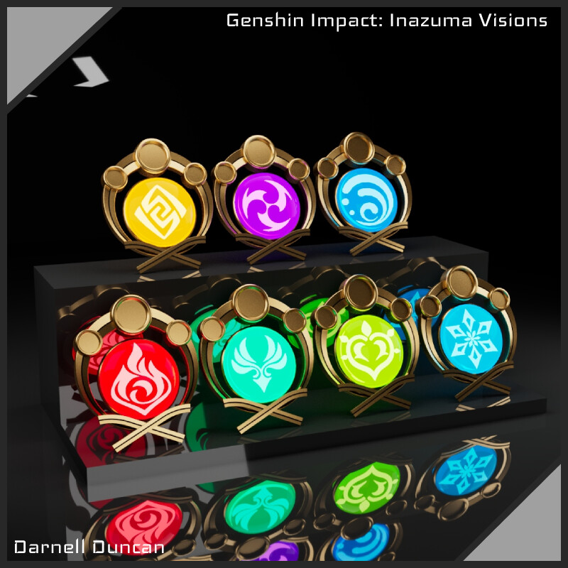ArtStation - Genshin Impact: Inazuma Vision collection