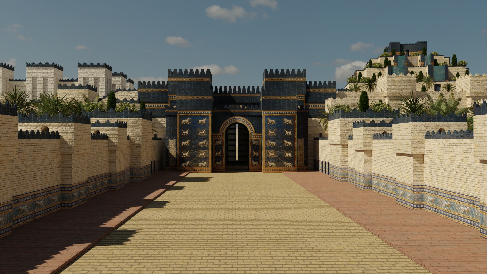 ArtStation - Entrance to Babylon