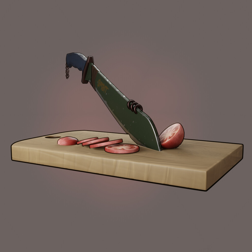 ArtStation - Stylized machete