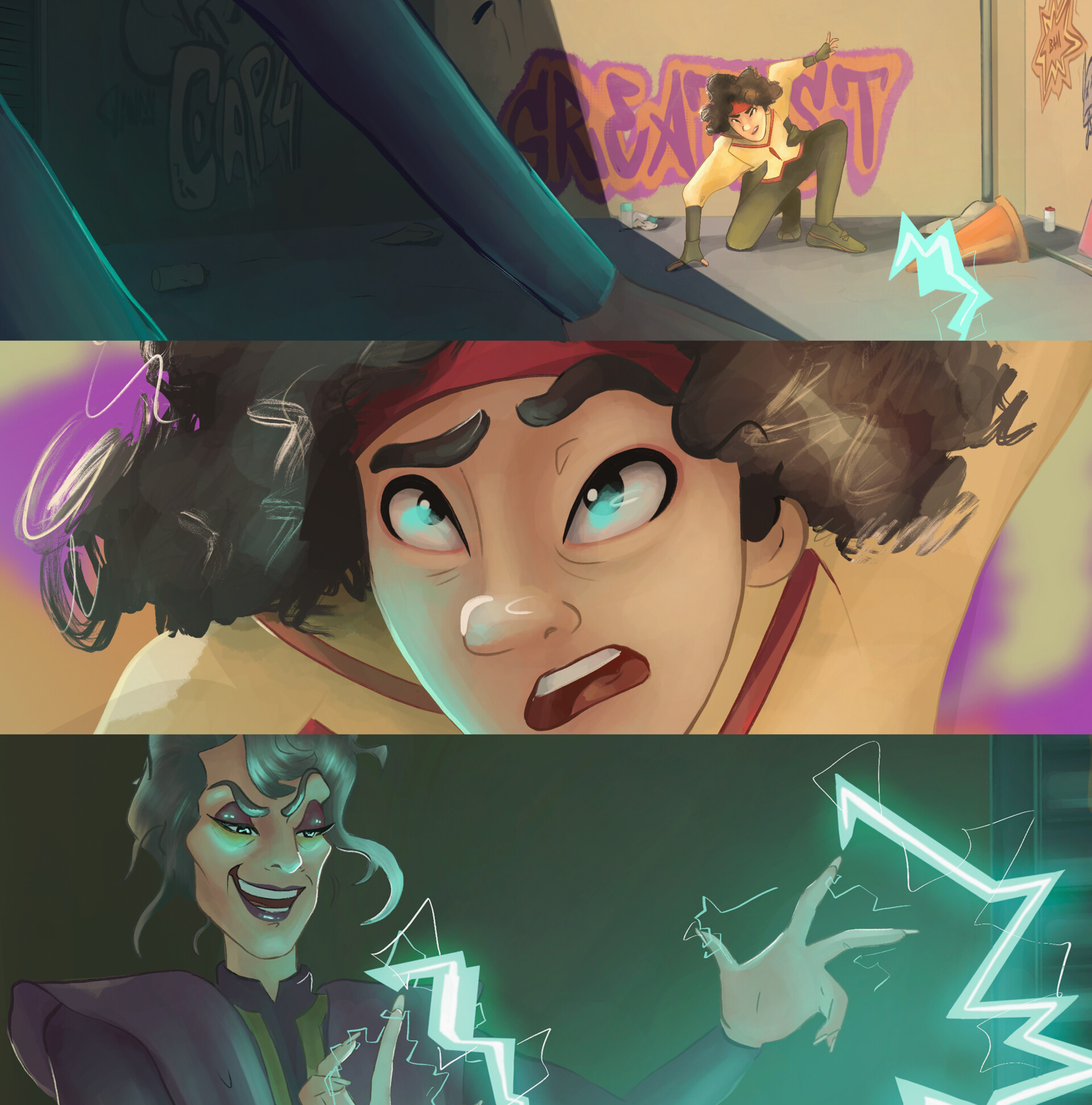 ArtStation - Between Heroes keyframes