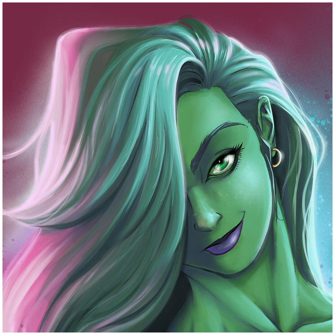 ArtStation - She-Hulk Portrait