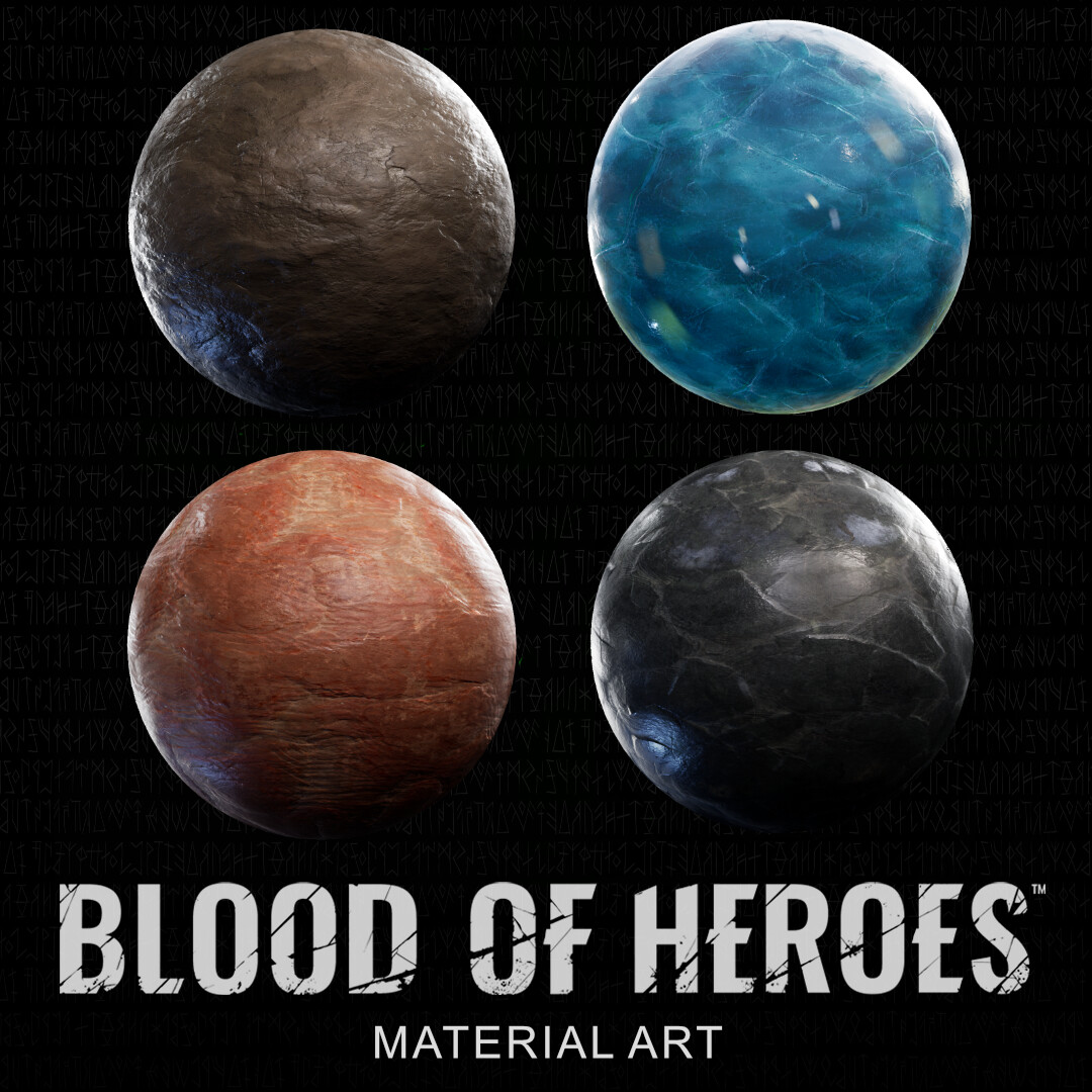 ArtStation - Blood of Heroes: Material Art (UE4)
