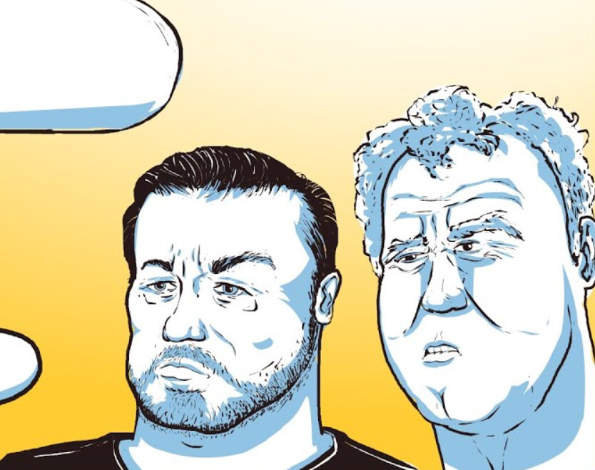 ArtStation - Ricky Gervais and Jeremy Clarkson