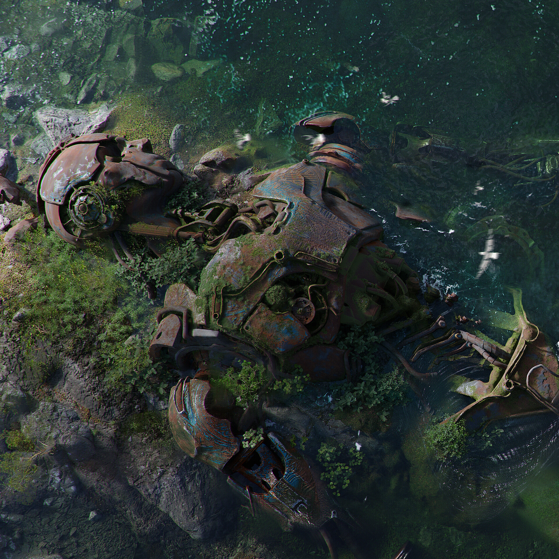 ArtStation - The Stranded Robot