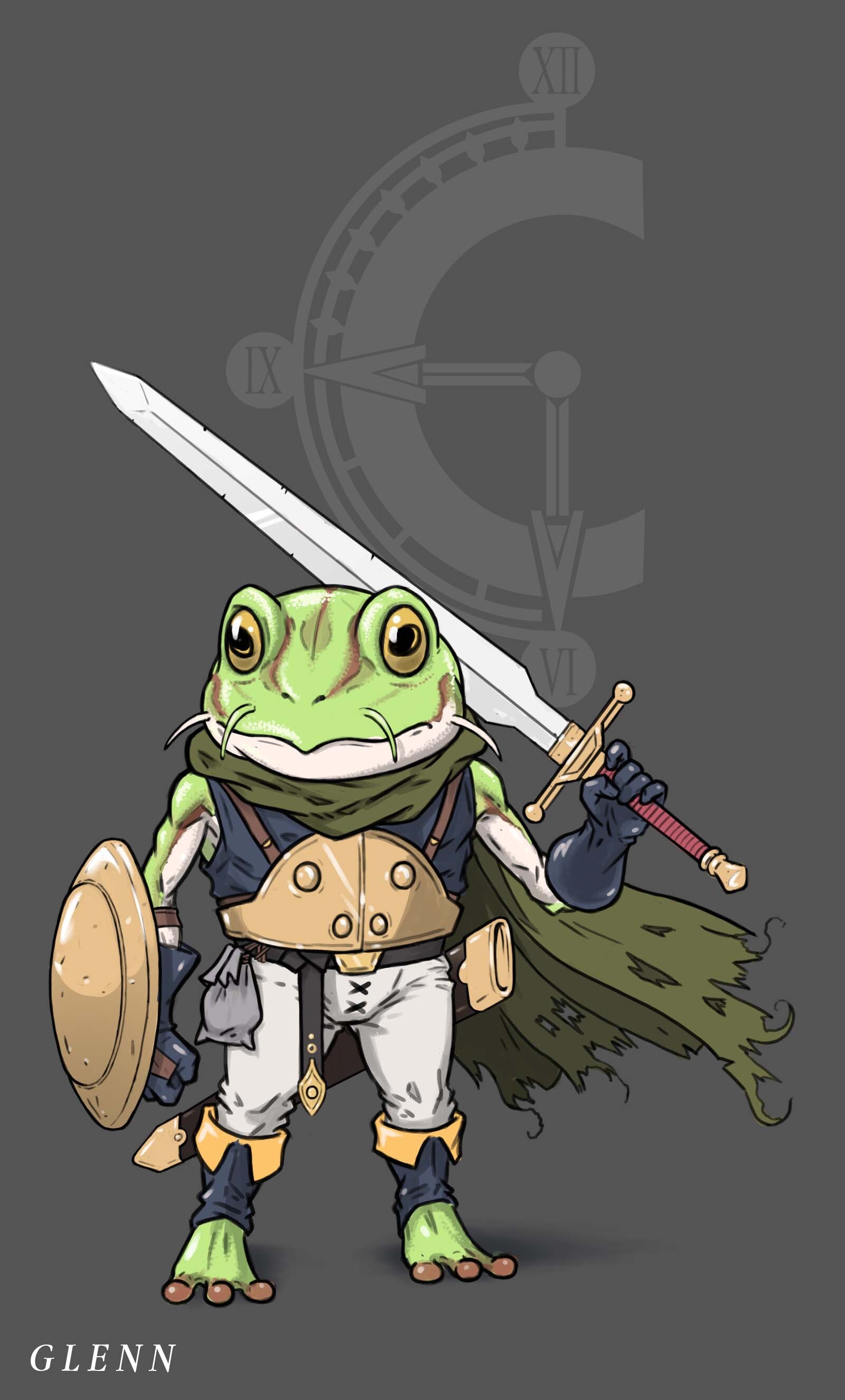 ArtStation - Chrono Trigger Redesign - Frog