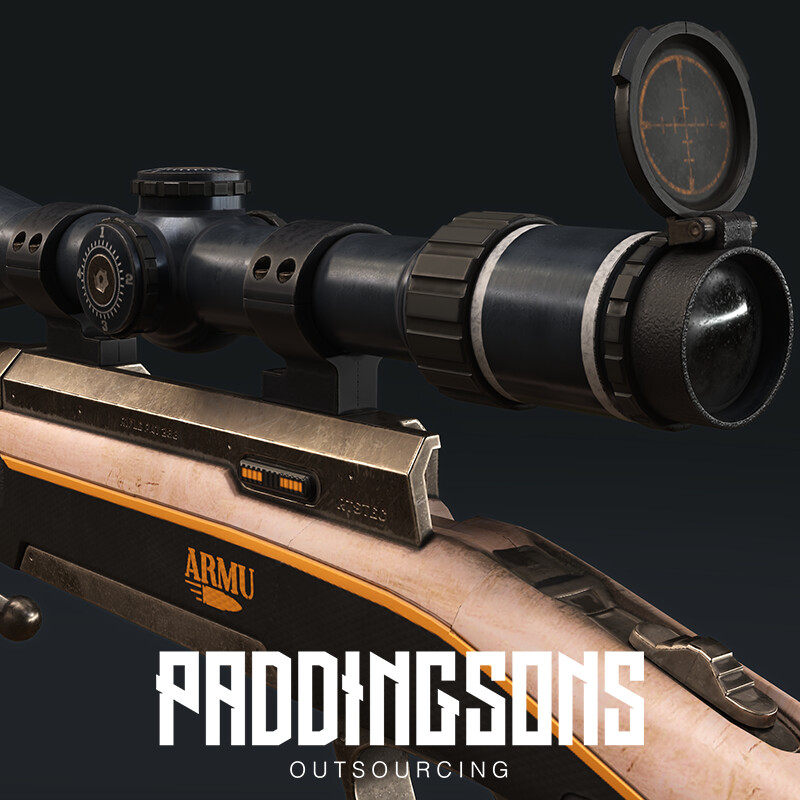 ArtStation - Hunting Rifle #01