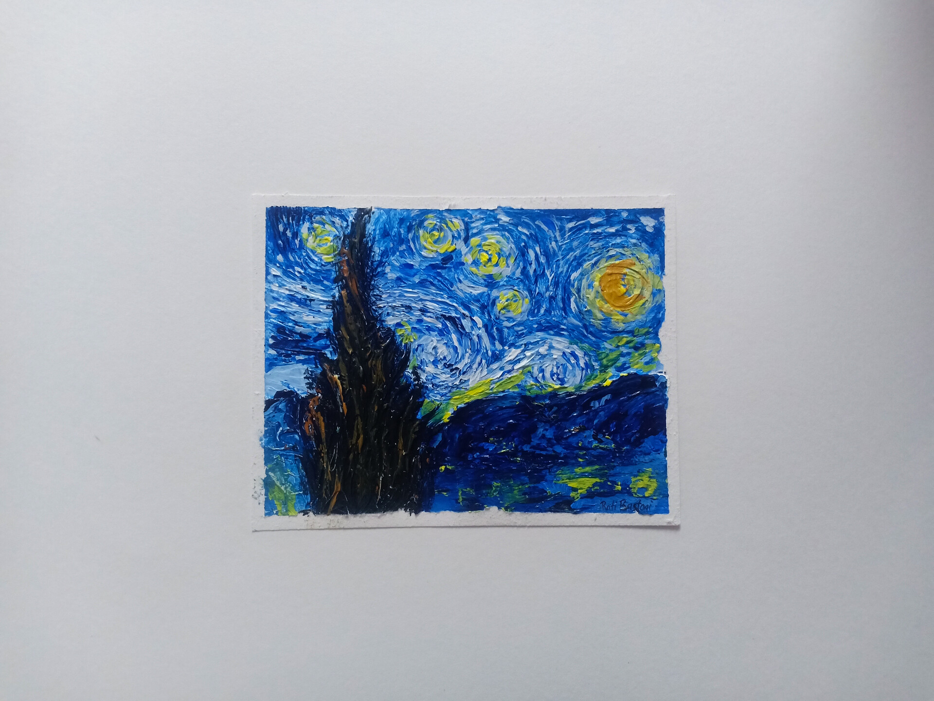 ArtStation - Miniature Starry Night