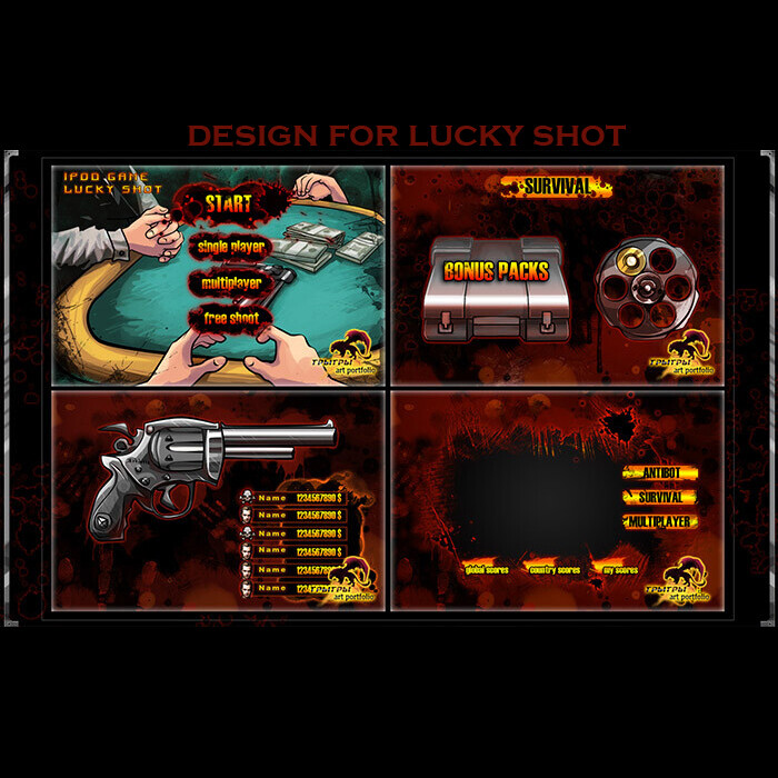 ArtStation - Art for IPHONE "Lucky shot"